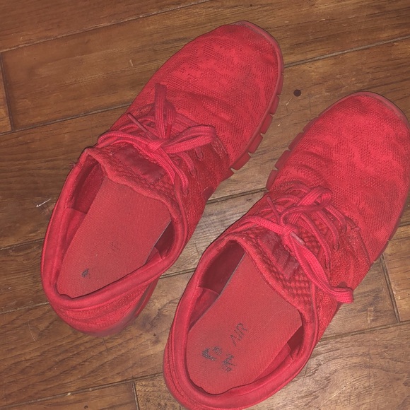 Nike | Shoes | Nike Air Red Sneakers 15 | Poshmark